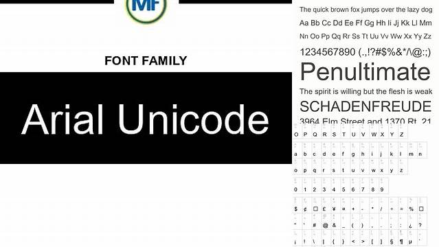 Arial Unicode MS: Free Download And Guide