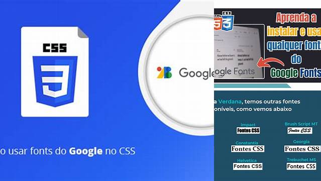 Como Importar Google Fonts No CSS: Guia Passo A Passo