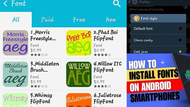Cool Android Fonts: Download & Customize Your Phone!