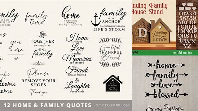 Create Joy: Home, Family & Love SVGs