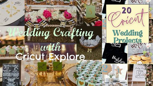 Cricut Wedding Ideas: DIY Decor & Personalized Touches