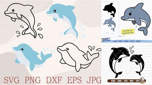 Cute Dolphin SVG Files: Creative Crafting Ideas