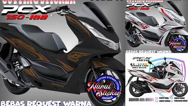 Cutting Sticker Motor PCX: Style Your Ride
