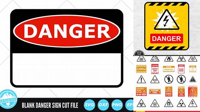 Danger Sign SVG: Scalable Vector Graphics Guide