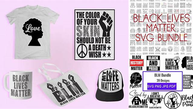 Empowering Voices: Black Lives Matter SVG Files For Creatives