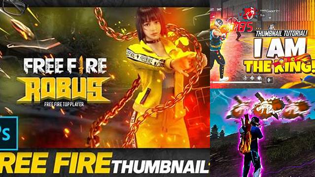 Create Stunning Free Fire Thumbnails With Photoshop PC
