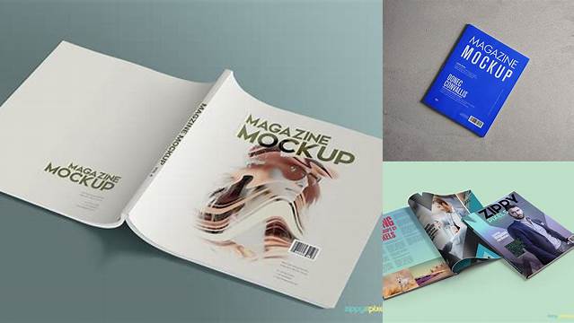 Free Large-magazine-cover-mockup PSD Mockup
