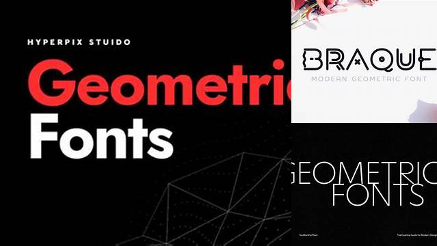 Free Geometric Fonts: Download Guide