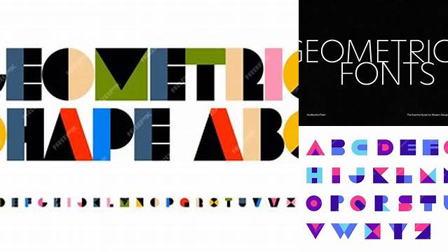 Geometric Fonts For Logos: A Guide To Perfect Typography