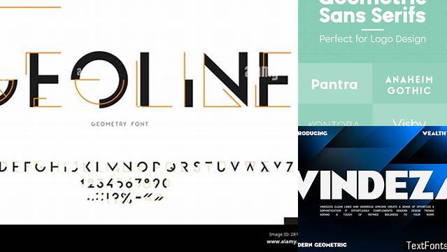 Free Geometric Sans Serif Fonts For Modern Design