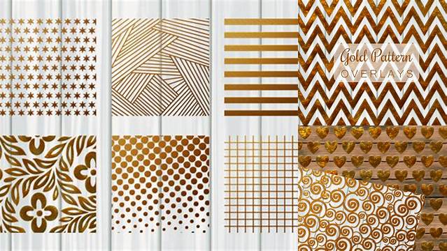 Gold Texture Overlays: SVG Cut Files For Stunning Designs