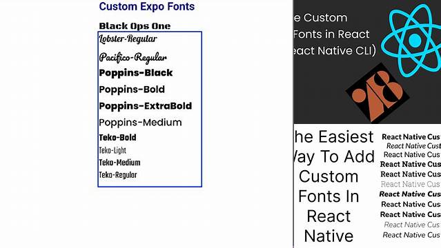 React Native CLI: Using Custom Fonts Guide