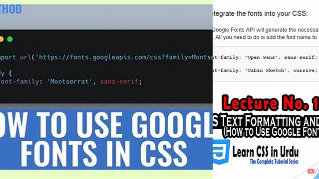 Using Google Fonts With CSS: A Beginner's Guide