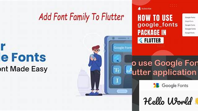 Import Google Fonts In Flutter: A Complete Guide