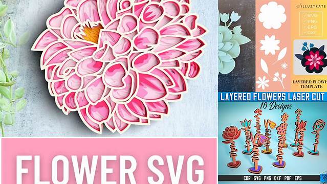Layered Flower SVG: Free Cut Files & Ideas