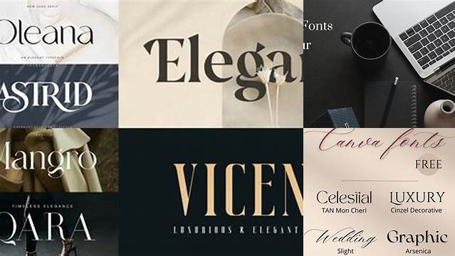 Best Free Elegant Fonts To Enhance Designs
