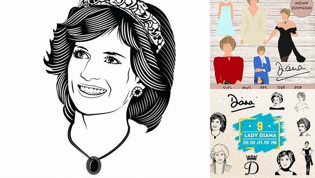 Princess Diana SVG: Designs, History & Digital Artistry