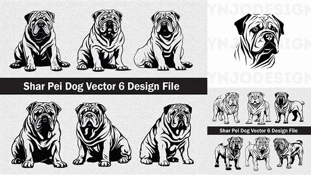 Shar Pei SVG: Scalable Vector Graphics For Dog Lovers