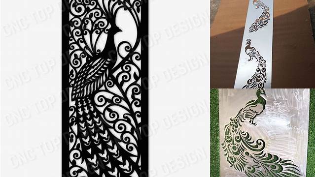 Peacock Laser Cut Sheet Metal: VEL Design Ideas