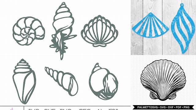 Shell SVG, PNG, DXF Cut Files: Your Creative Guide