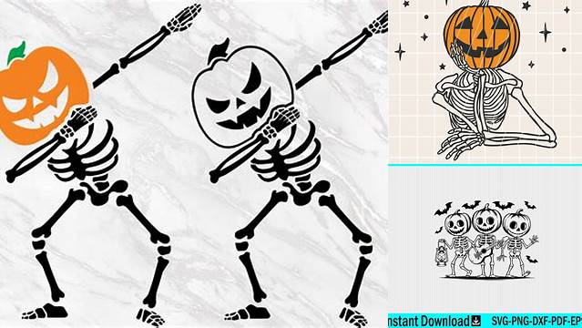 Skeleton Pumpkin Head SVG: Spooky Crafting Fun!