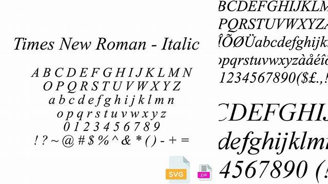 Free Times New Roman Condensed Italic Font Download