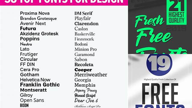 Top Free Fonts For Graphic Design: PC Download Guide