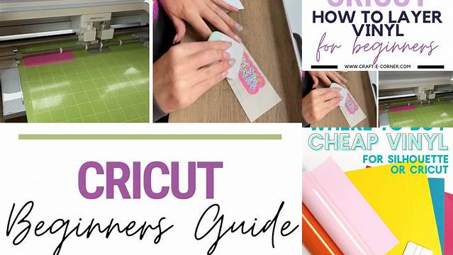 Unleash Your Creativity With Cricut Vinyl: A Beginner's Guide