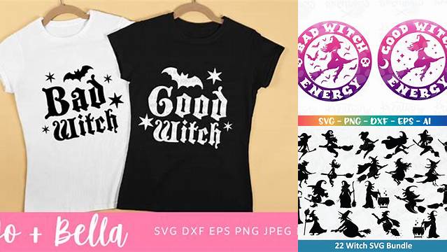 Witch SVG Bundle: Halloween, Good & Bad Witch Designs