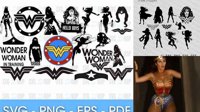 Wonder Woman SVG: Unleash Superhero Graphics!
